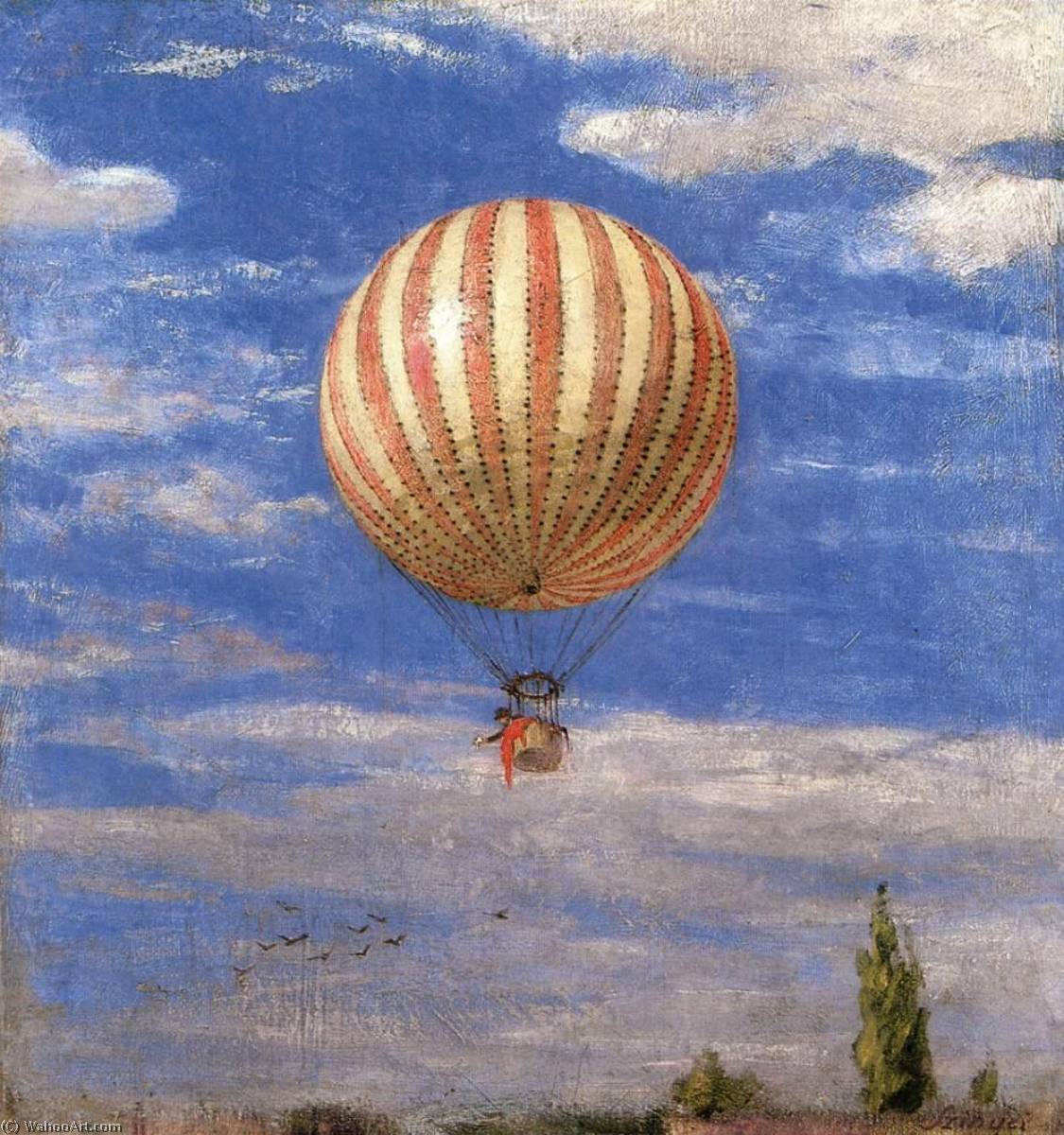 Reproductions De Qualité Musée Le Ballon, 1878 de Pal Szinyei Merse ...