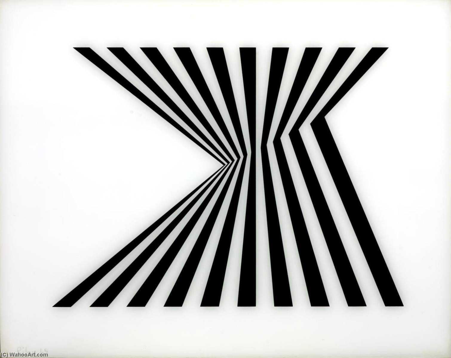 sanstitre, 1965 de Bridget Riley | Reproductions D'art Bridget Riley ...