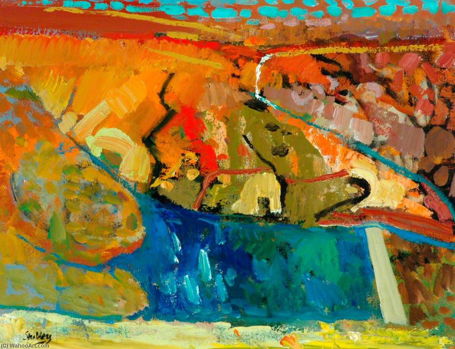 Shiney Brook de Trevor Stubley (1932-2010) Trevor Stubley | WahooArt.com