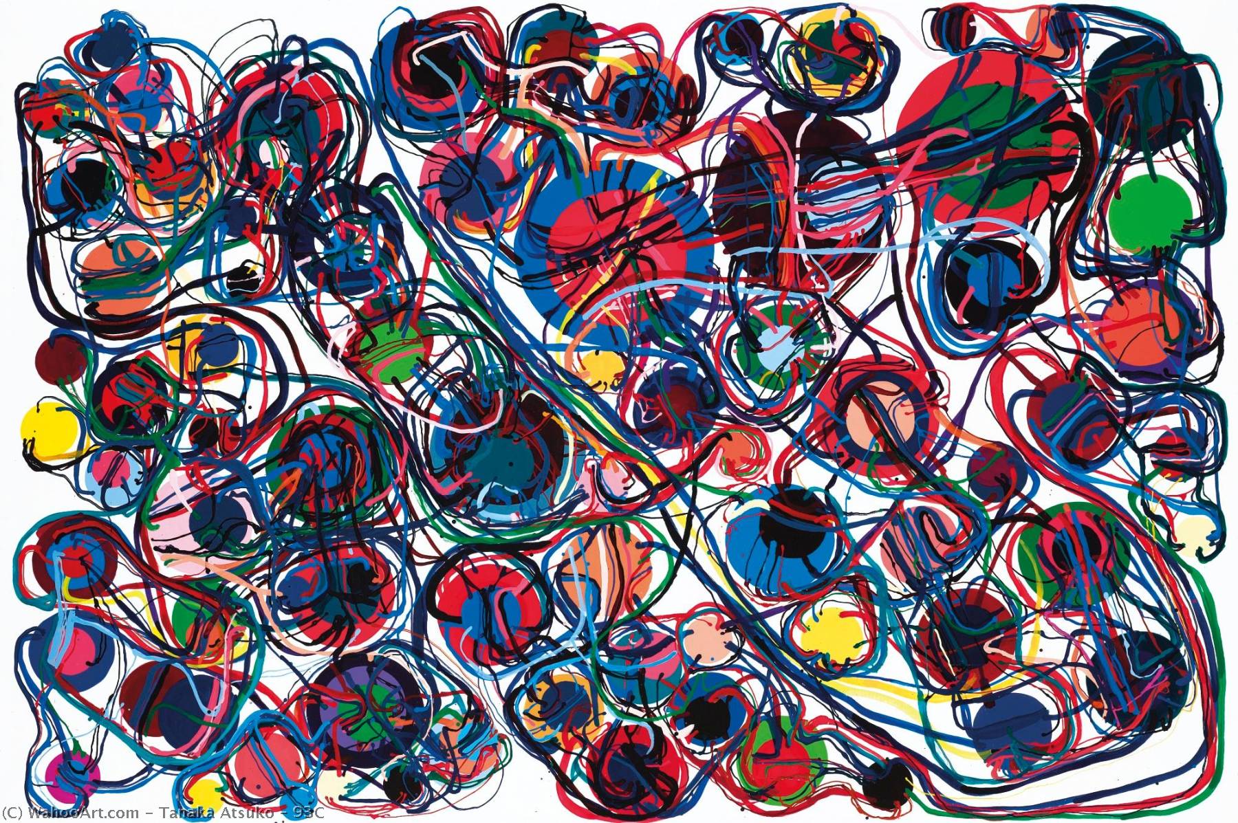 93C de Atsuko Tanaka (1932-2005, Japan) Atsuko Tanaka | WahooArt.com