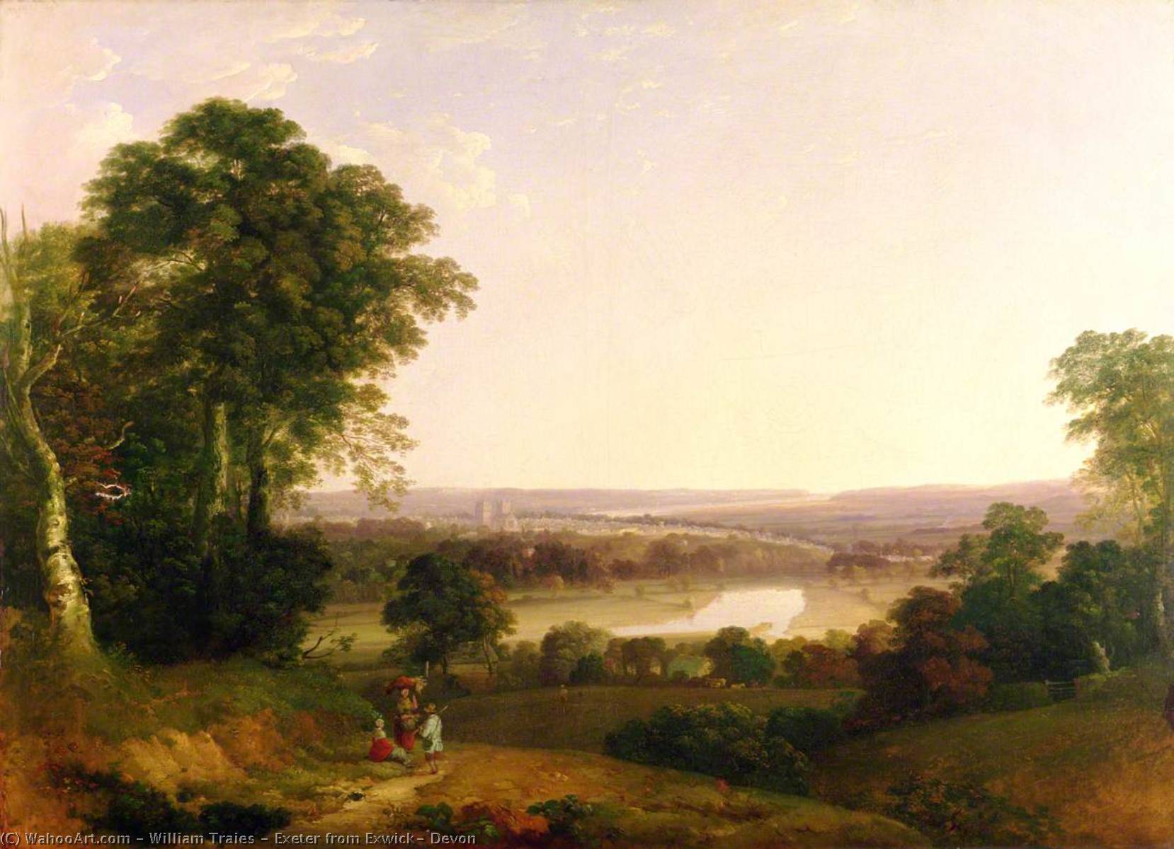 Reproductions De Qualité Musée Exeter de Exwick, Devon de William ...